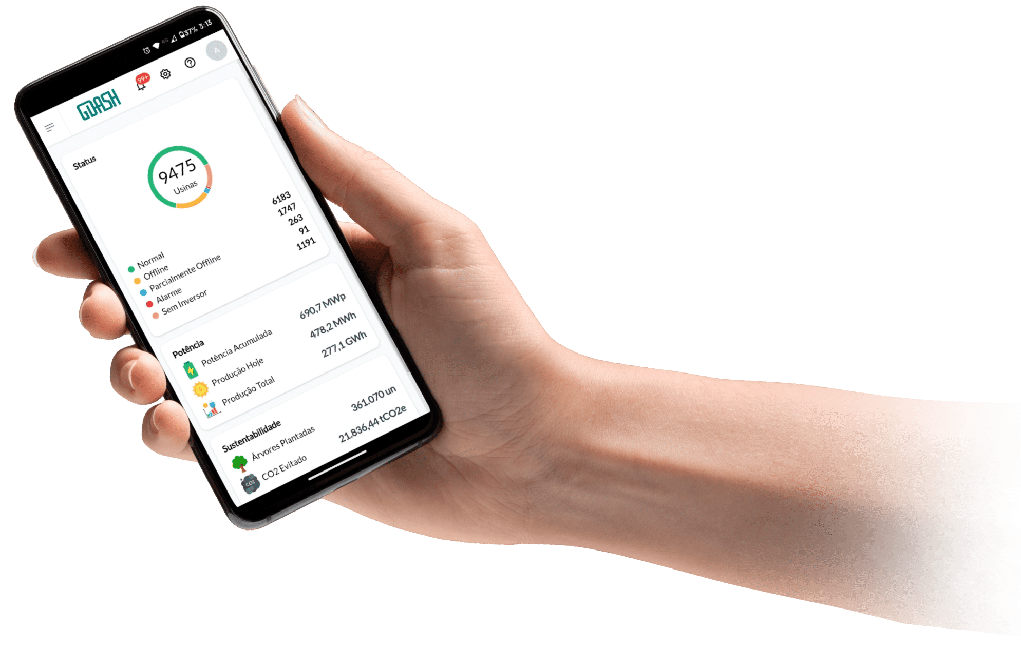 Aplicativo - GDASH SOLAR